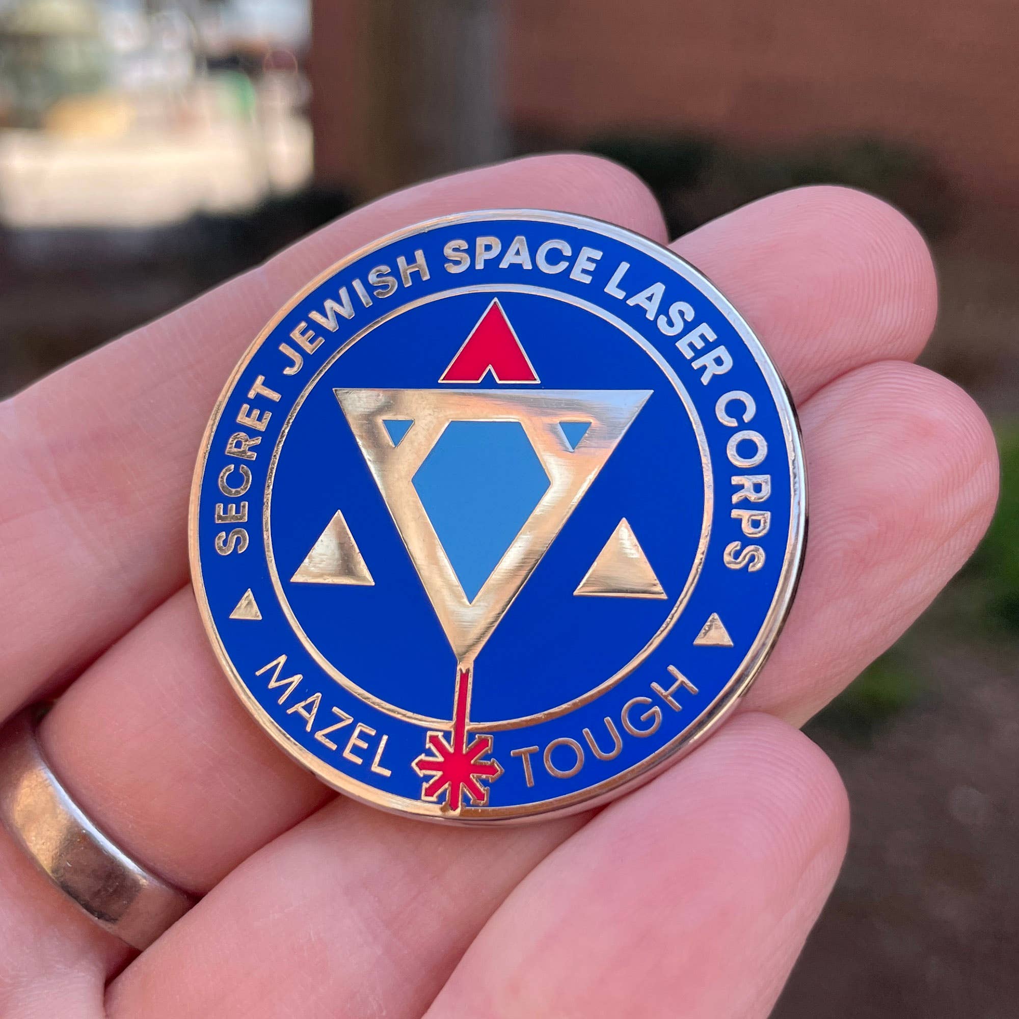RePop Gifts | Secret Jewish Space Laser Corps Pin