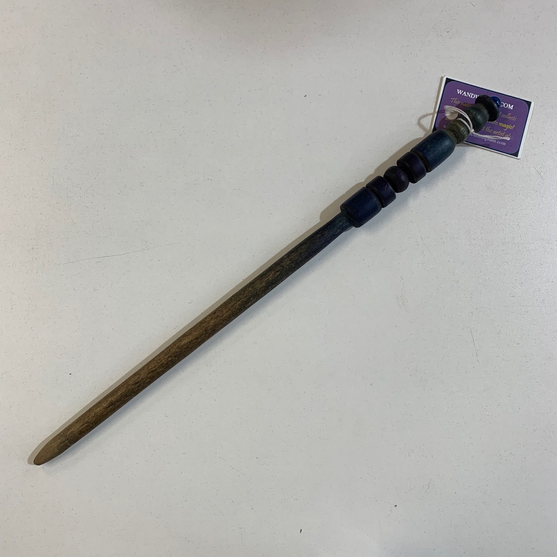 RePop Gifts | Navy Blue Hazel Wood Wand