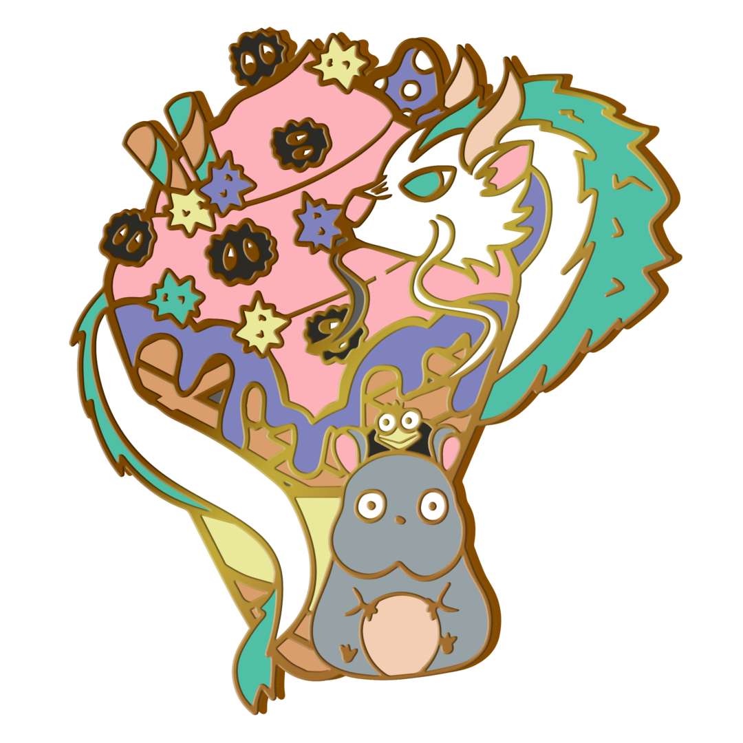 RePop Gifts | Studio Ghibli Spirited Away Ice Cream Enamel Pin