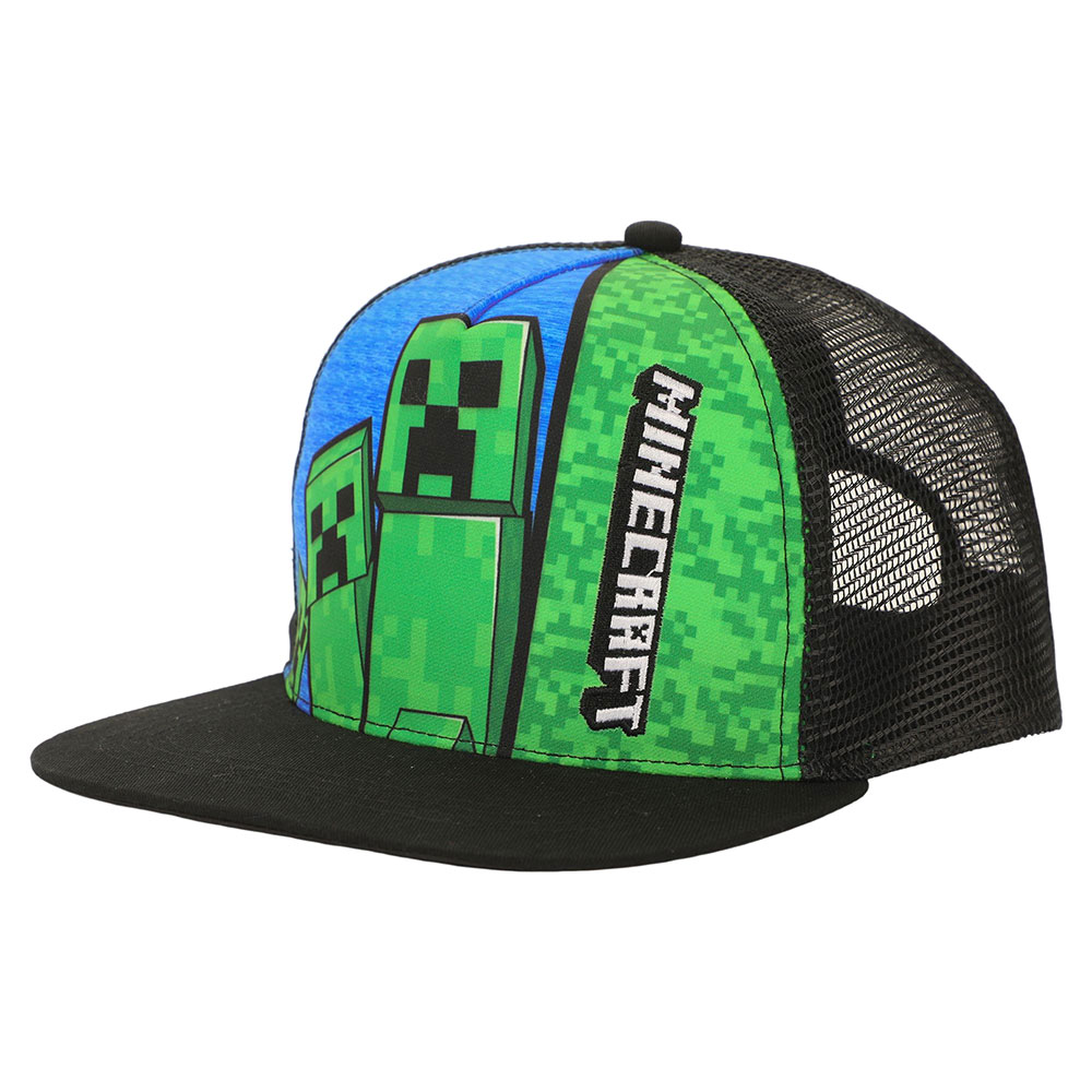 RePop Gifts | Minecraft Creeper Embroidered Youth Trucker Hat