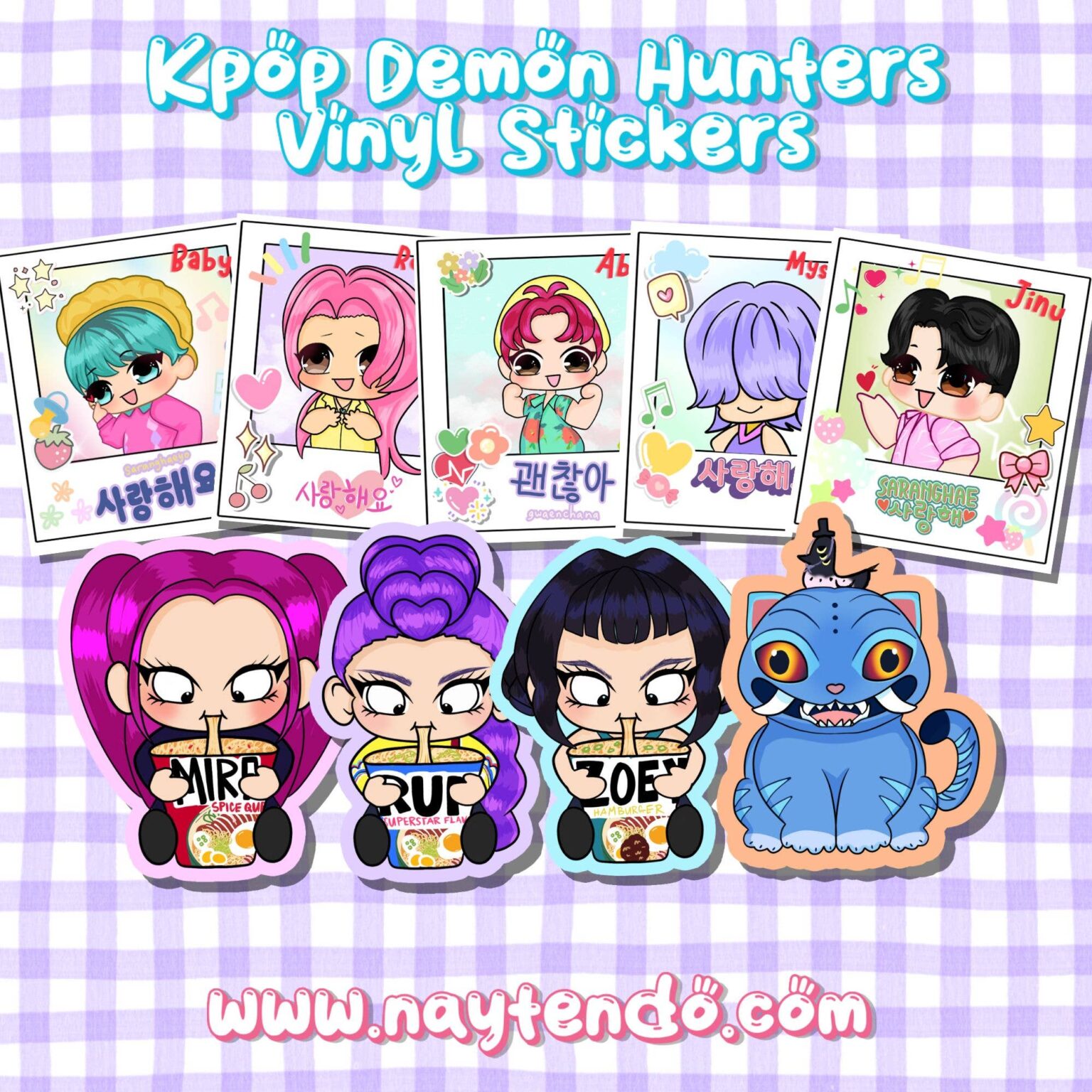 RePop Gifts | KPop Demon Hunters Vinyl Stickers